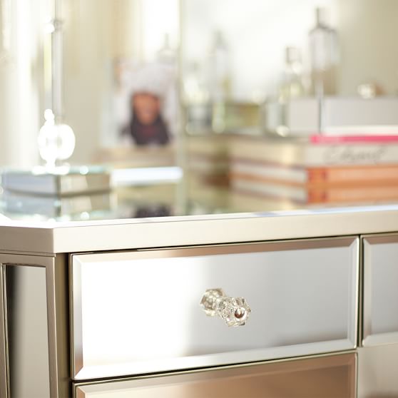 Zoe vanity Desk + Vanity Hutch | Teen Vanity Sets | Pottery Barn Teen